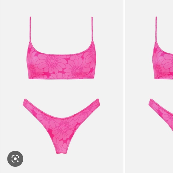 Swim | Pink Triangl Bikini | Poshmark